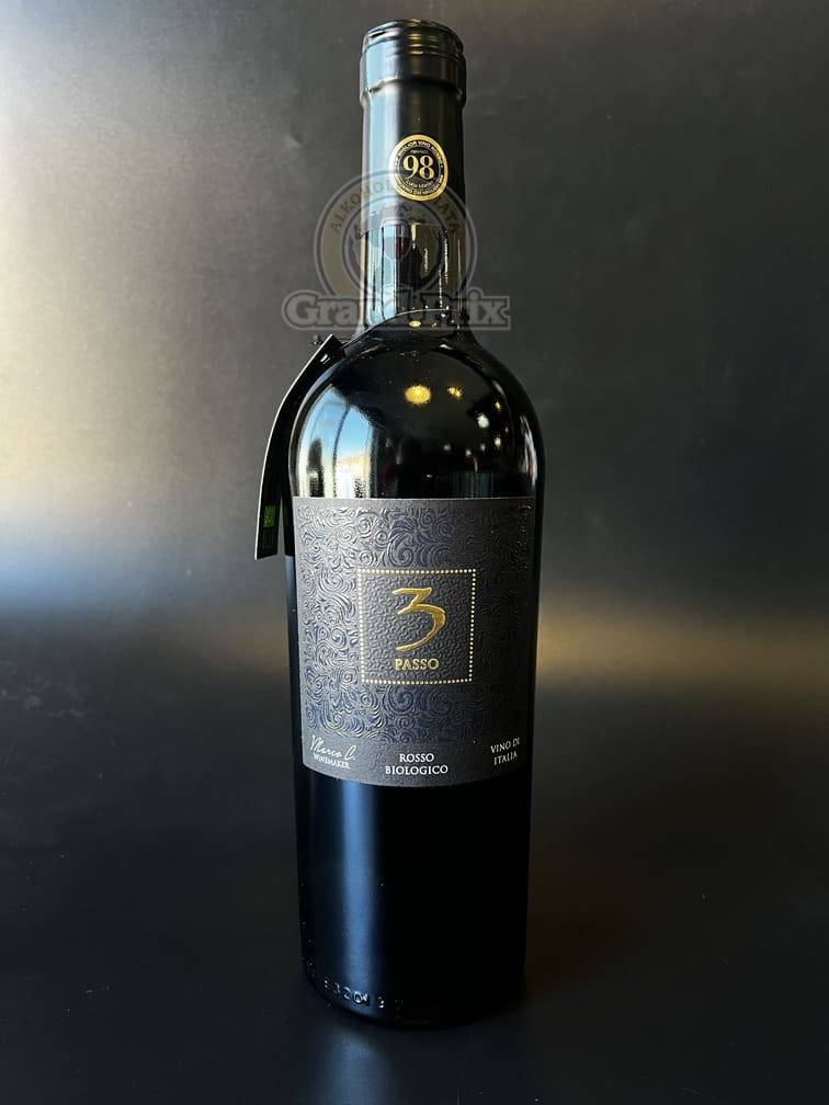 WINO BIO 3 PASSO ROSSO 0,75L - Alkohole Świata