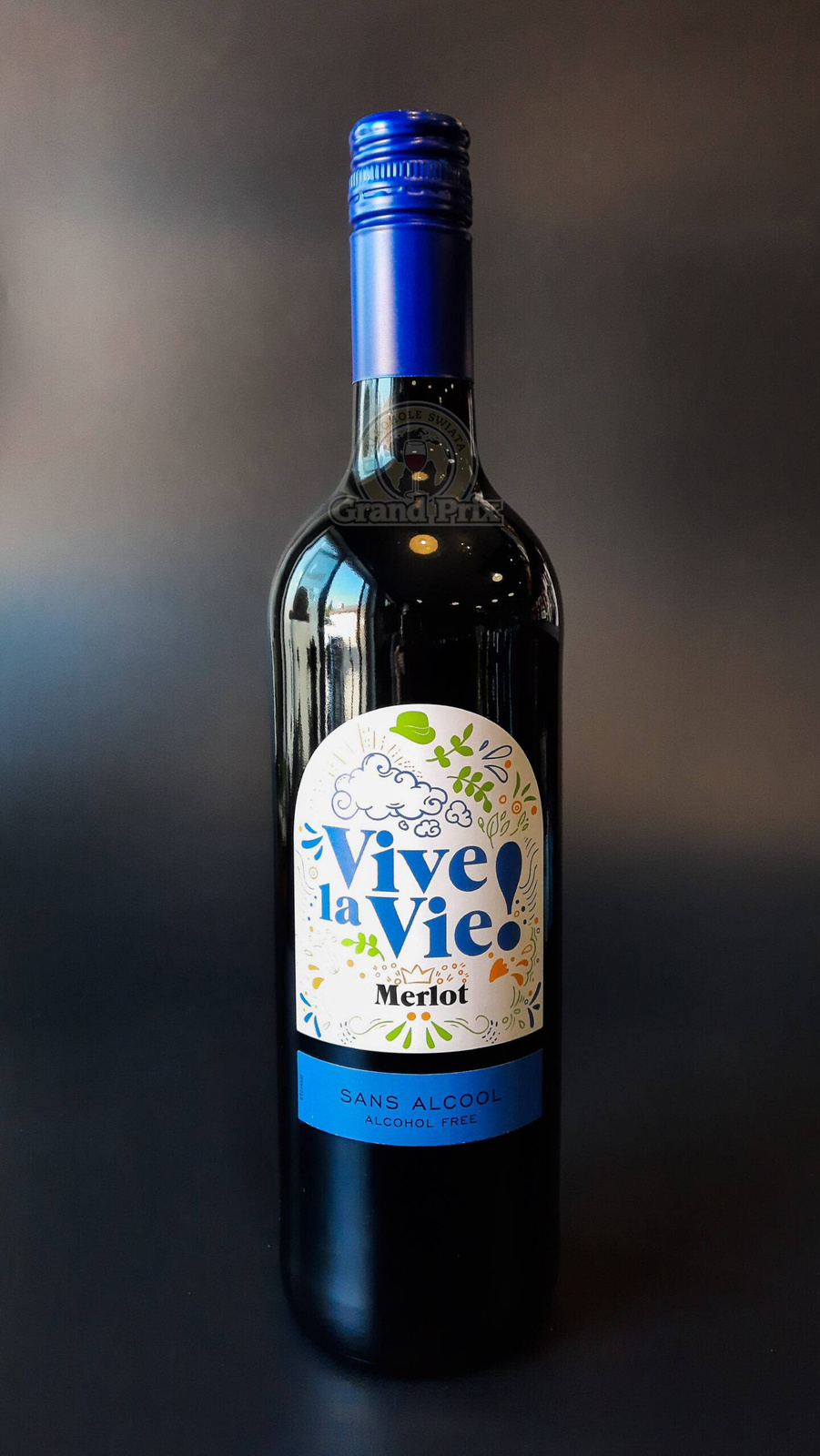 WINO VIVE LA VIE MERLOT ALCOHOL FREE 0.75L 0% - Alkohole Świata